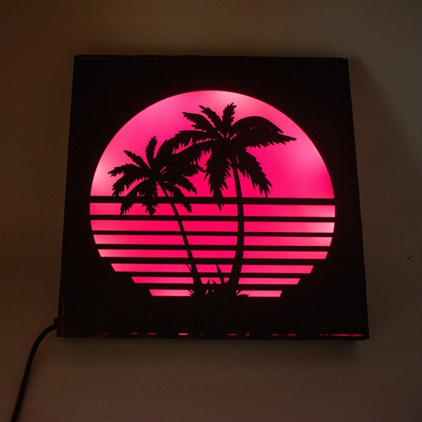 Palm Tree Light - Etsy