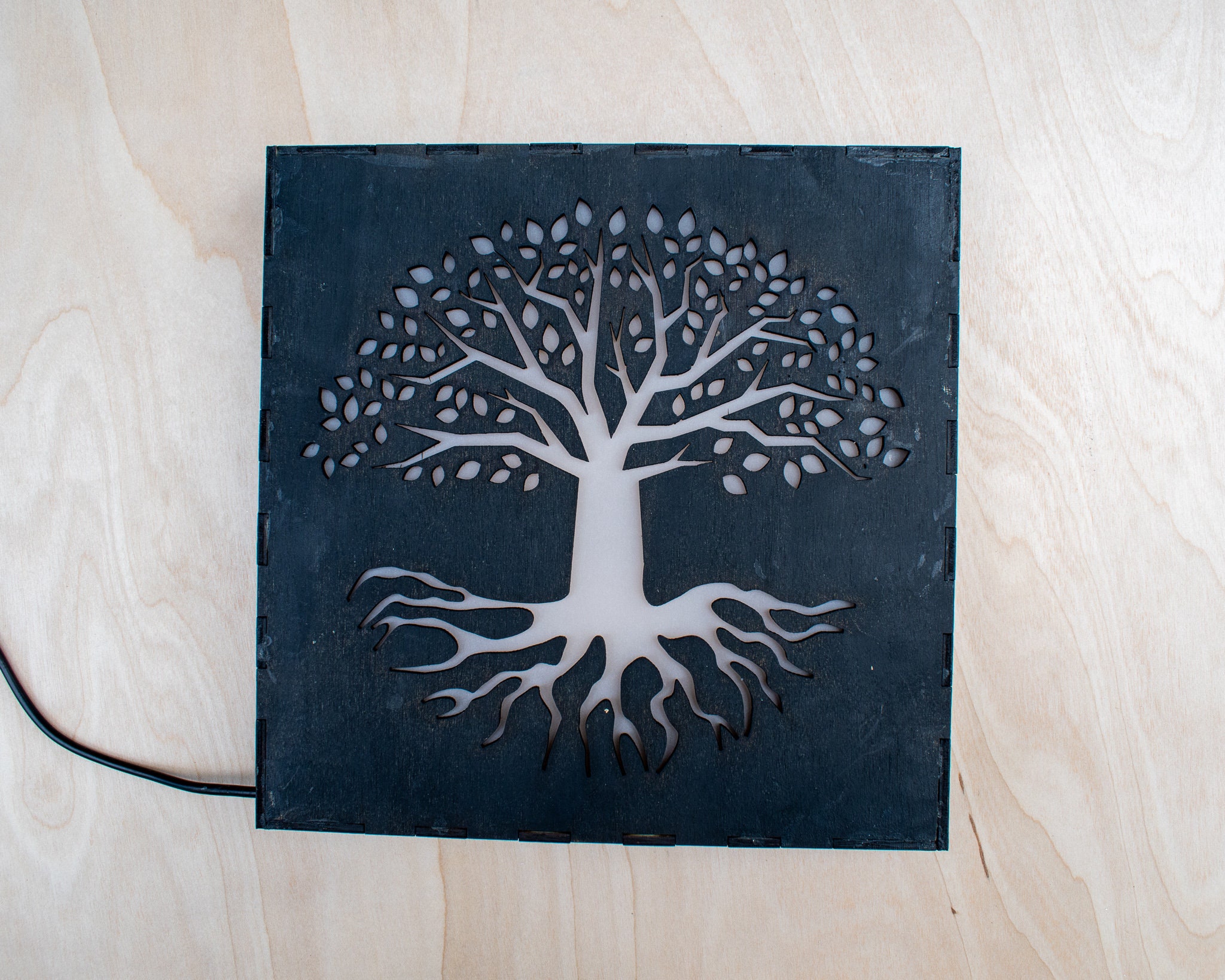 Tree of Life LED Lightbox Night Light - Etsy