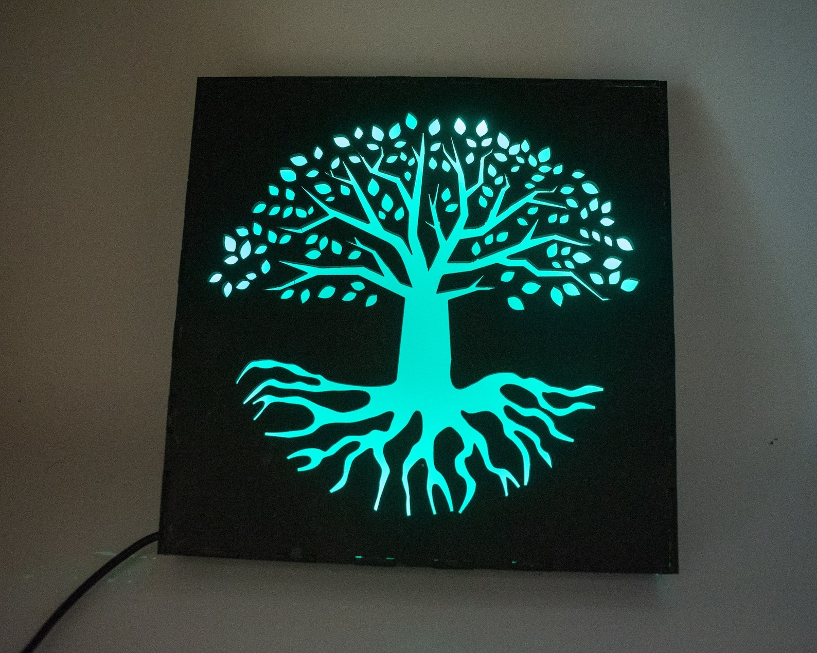 Tree of Life LED Lightbox Night Light - Etsy