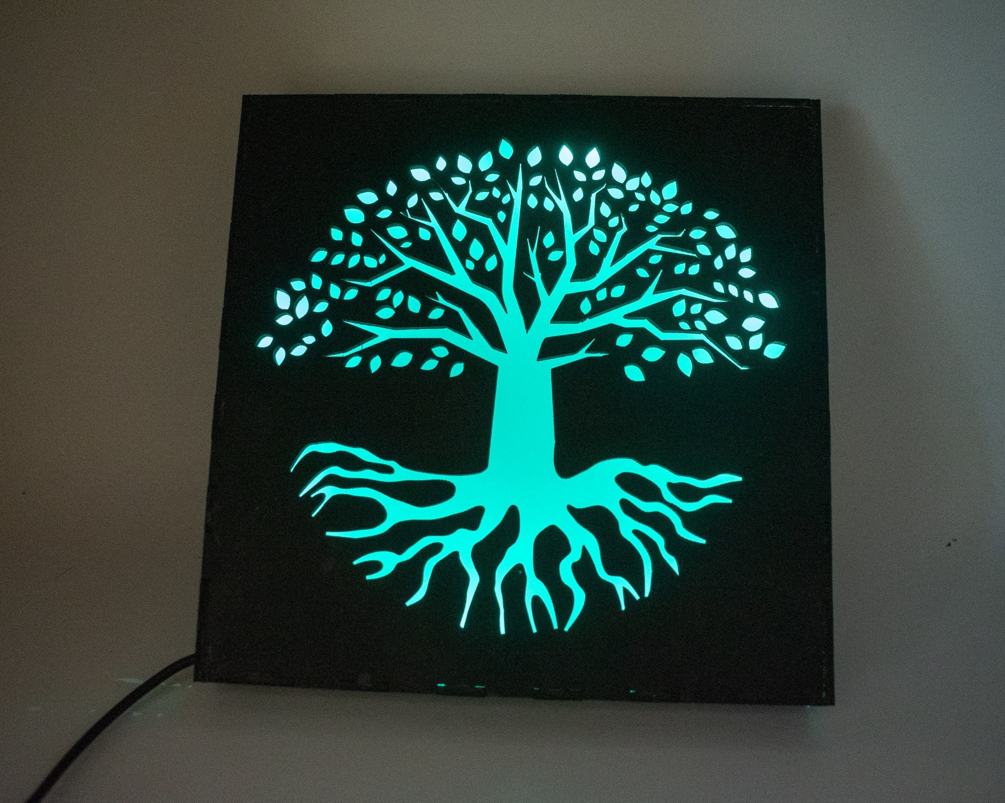 Tree of Life LED Lightbox Night Light - Etsy