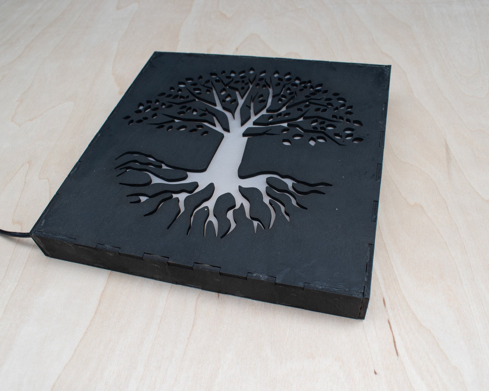 Tree of Life LED Lightbox Night Light - Etsy