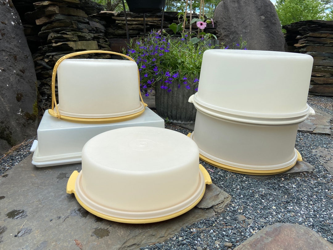 Vintage Tupperware Covered Cake Carrier Keepers Sold Separately Maxi ...