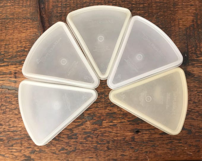 Vintage Tupperware Pie Wedge Containers Sold Individually, 268 and 269 ...