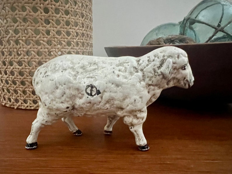 Antique Cast Iron Sheep Bank - Etsy