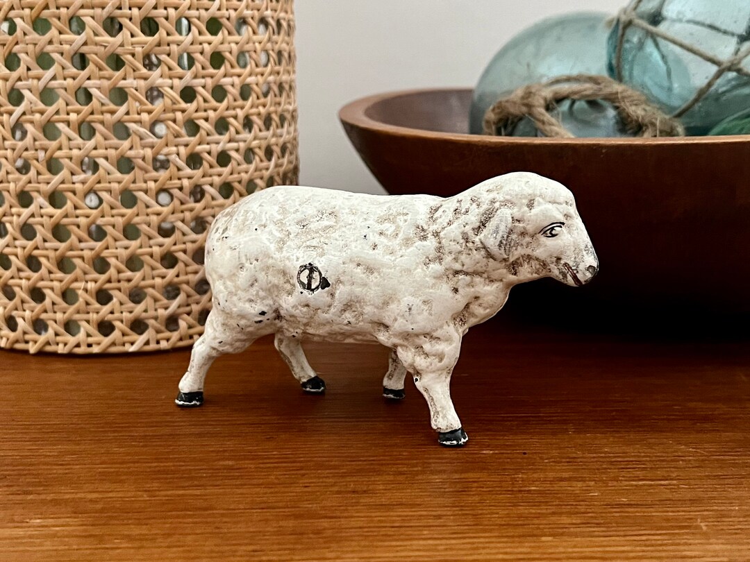 Antique Cast Iron Sheep Bank - Etsy