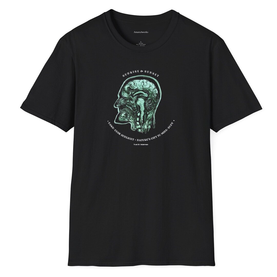 Dr. Huberman Brain Science T-shirt | Sunlight & Well-being Tee ...