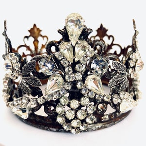 Heart Vintage Rhinestone Crown Small Crown for Statue 3 Inch - Etsy