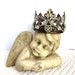 Heart Vintage Rhinestone Crown, Small Crown for Statue, 3 Inch Crown ...
