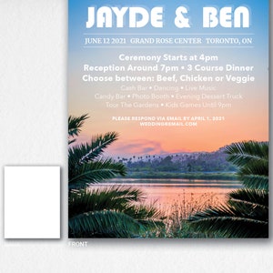 Festival Wedding Invite - EDM Invitation - Concert RSVP - Custom Design ...