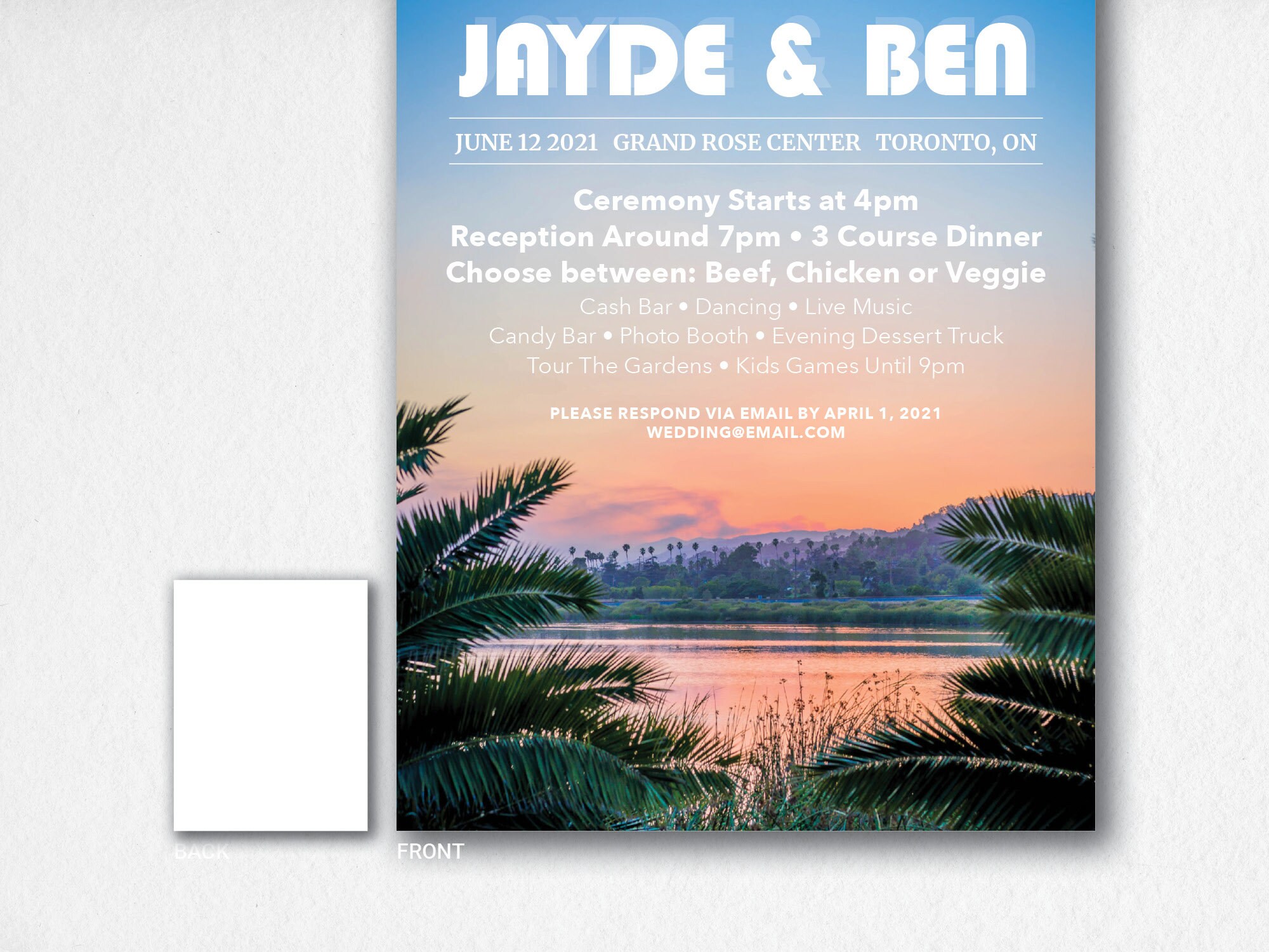 Festival Wedding Invite - EDM Invitation - Concert RSVP - Custom Design ...