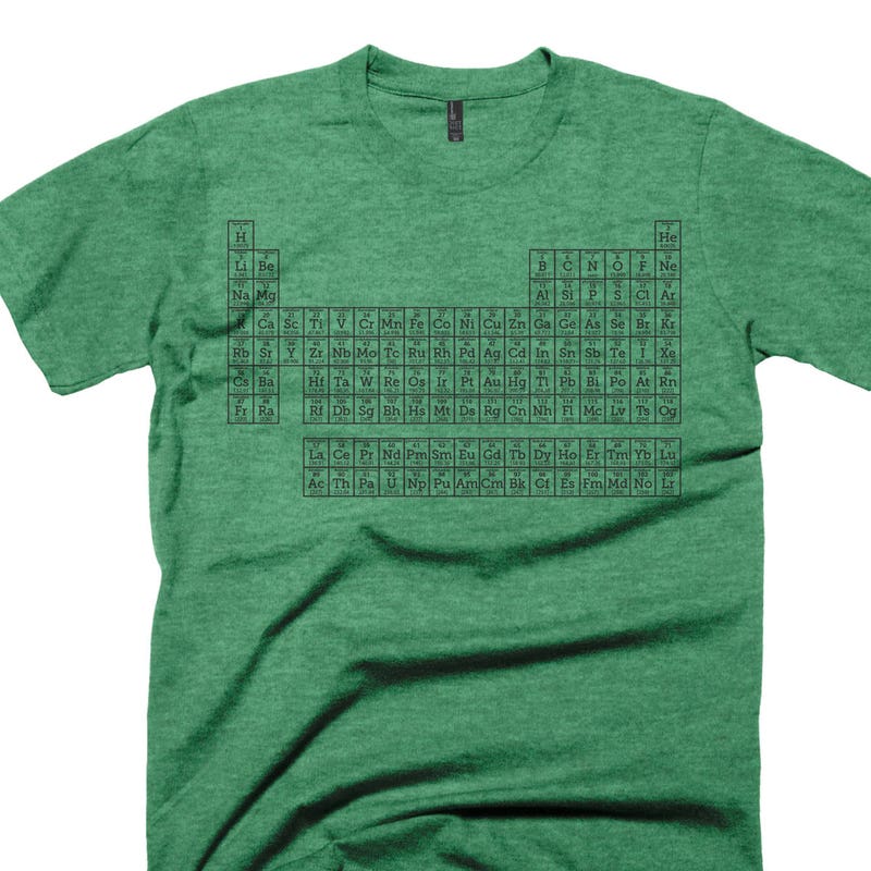 Periodic Table Shirt - Etsy