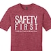 Men's Shirt Safety First Science Teacher Gift Funny Teacher Gifts for ...