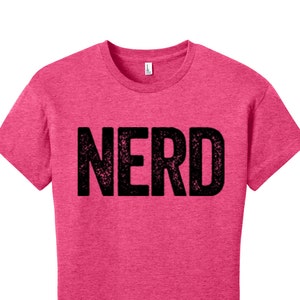 Nerd Shirt Nerdy T-shirt Science Geekery Video Game Shirt Gifts for ...