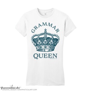 Grammar Police Shirt Grammar Queen Funny Shirt for Women Sarcastic Gift ...