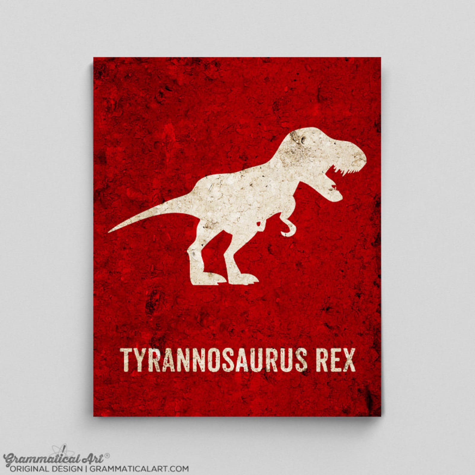 T Rex Print T Rex Poster Dinosaur Room Decor Boys Room | Etsy