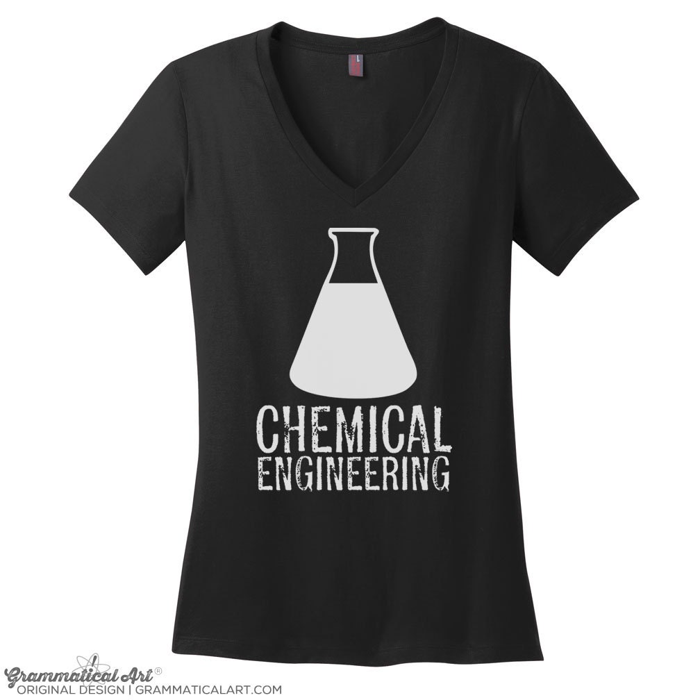 Chemical Engineering Cool V Neck Tee Nerdy Shirt Womens Shirt | Etsy