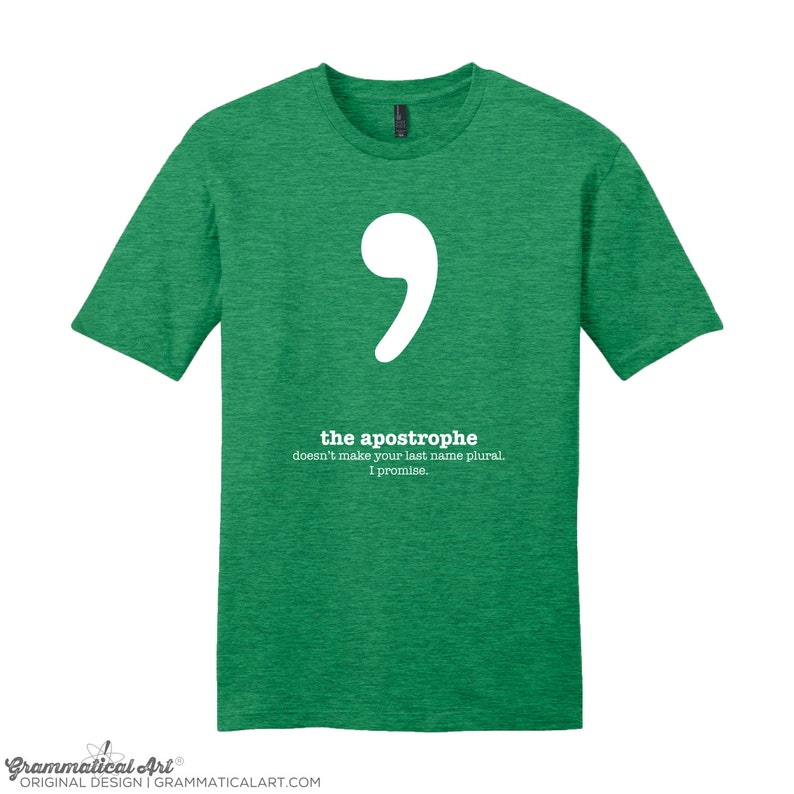 Apostrophe Shirt Punctuation Shirt English Teacher Women's Grammar ...