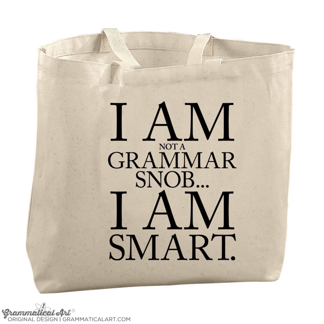 Grammar Tote Bags and Purses Bags and Totes Bags for Women Editors ...
