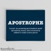 Apostrophe Poster Proper Grammar Poster Librarian Gifts Writer Gifts ...