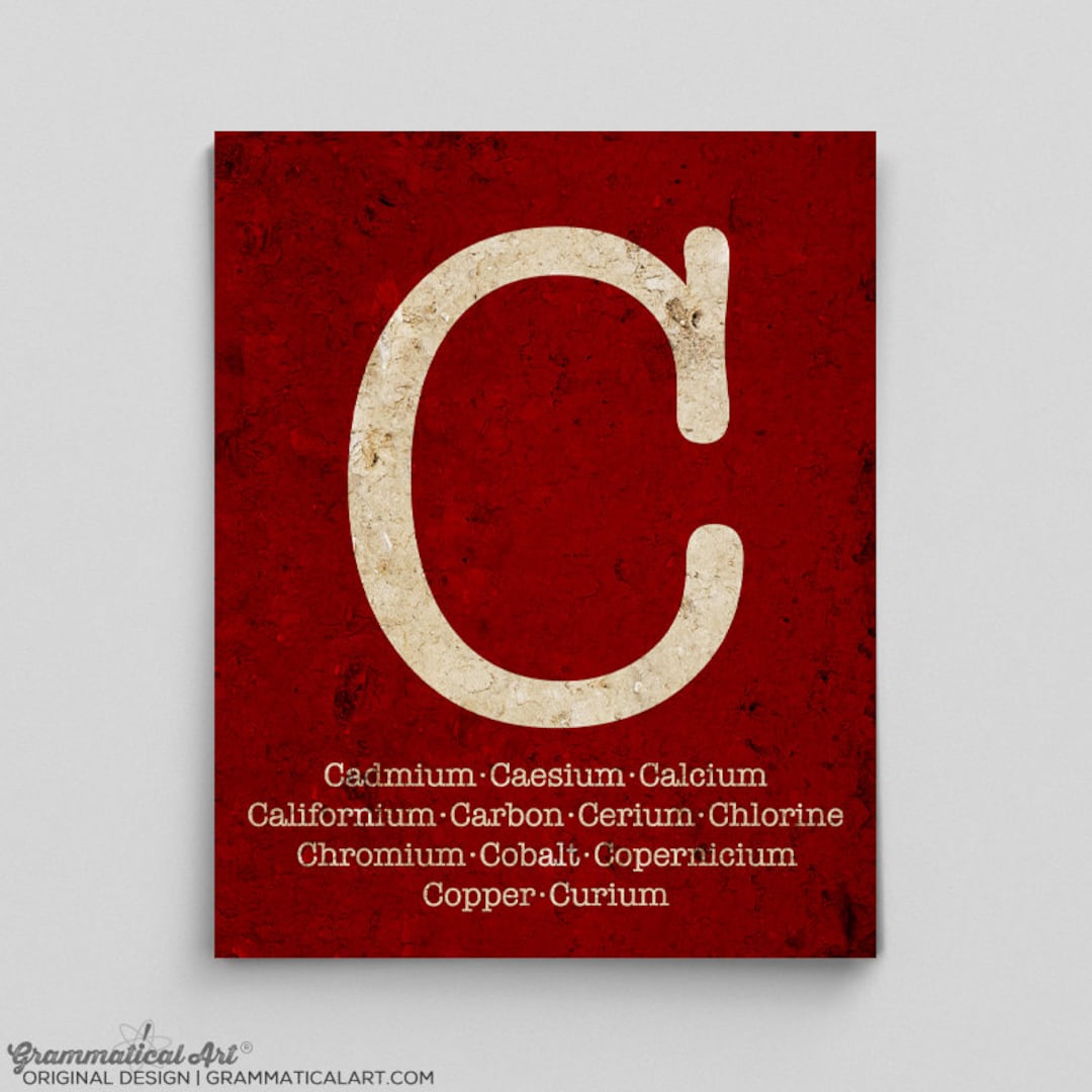 Baby Science Periodic Table Wall Art Periodic Table of Elements Print ...