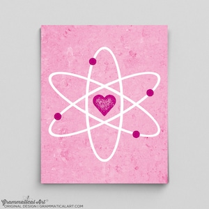 Science Love Women in Science Print Gifts for Her Teacher Gifts for ...
