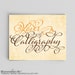 Typography Print Calligraphy Poster Typographic Print - Etsy