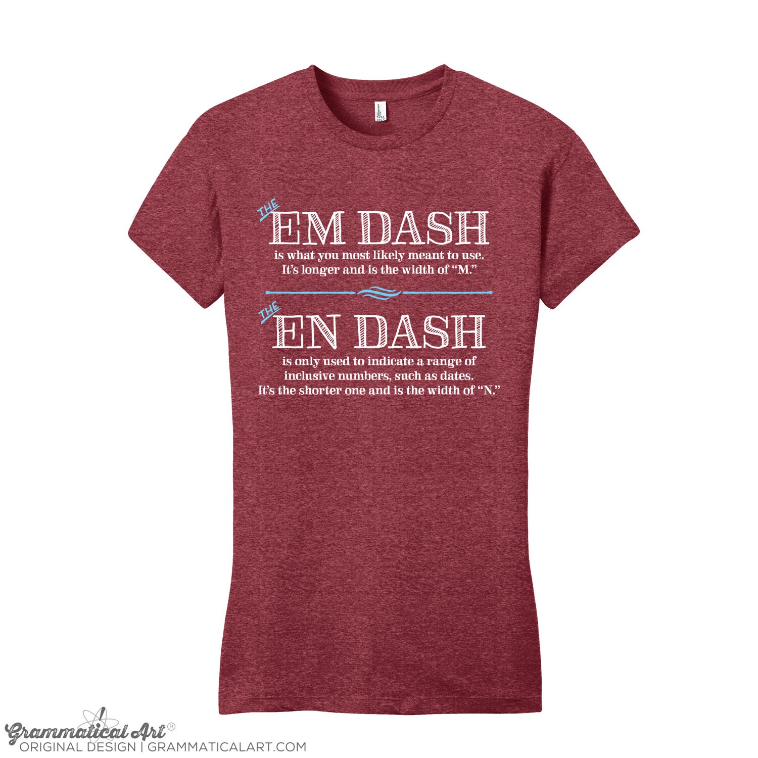 Em Dash En Dash Usage Shirt English Teacher Mens Grammar Shirt | Etsy