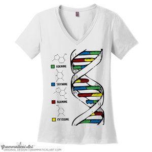 Plus Size Science V Neck Womens Shirt Women in Science Women Scientists ...