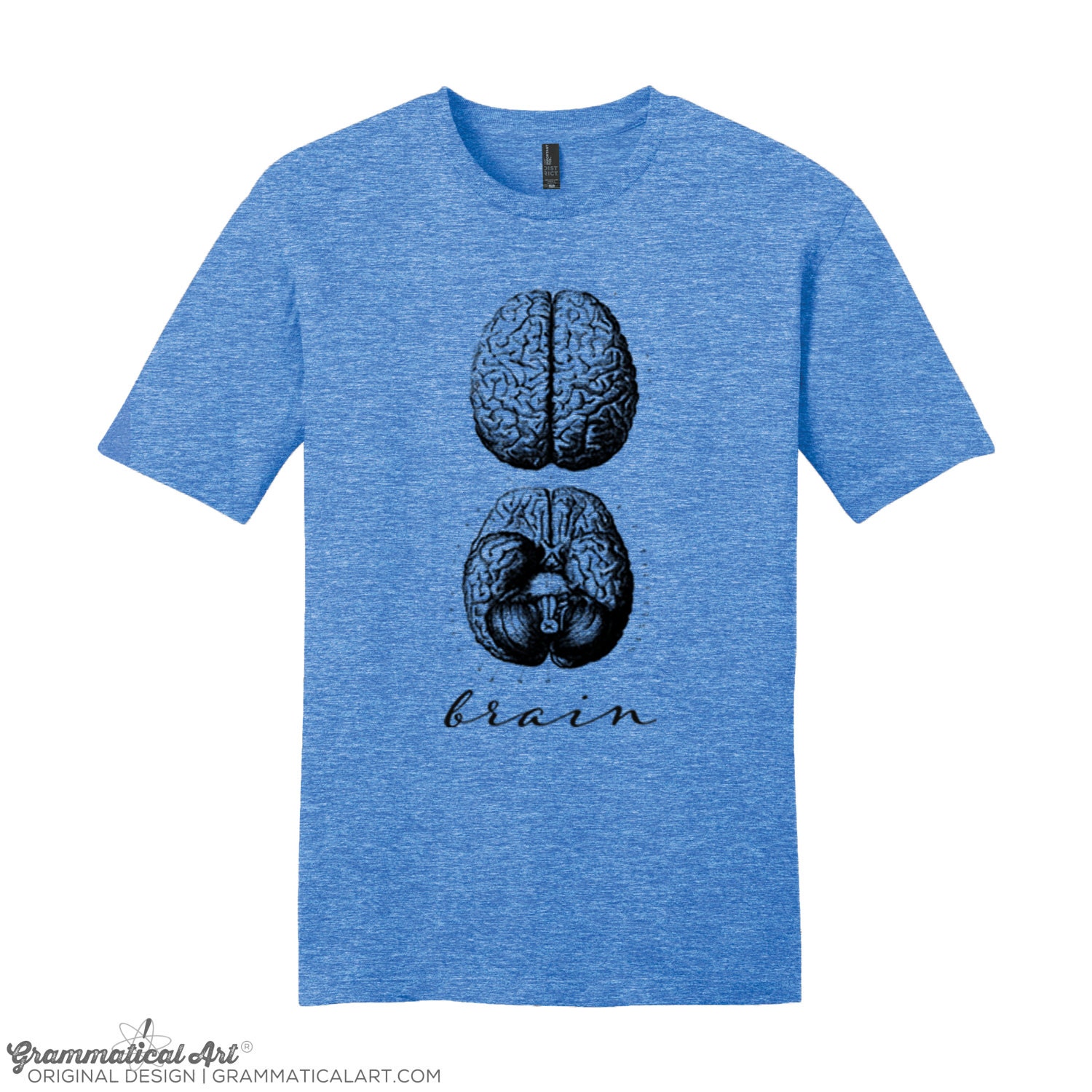 Brain Shirt Vintage Anatomy T-shirt Anatomy Shirt Science Shirt Biology ...