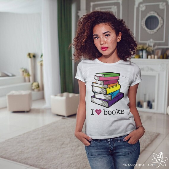 Books Lovers Gifts Book Lover Shirt Colorful Shirt Shirts - Etsy