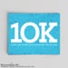 10k Running Print Running Poster Runner Girl 10k Running 10k Runner ...