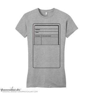 Hipster Shirt Library Card Shirt Library Card Pocket Librarian Shirt ...