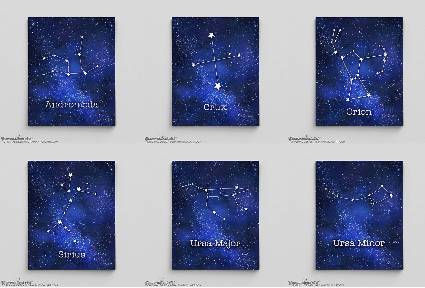 Ursa Minor Constellation Print Ursa Minor Prints Custom Astrology ...