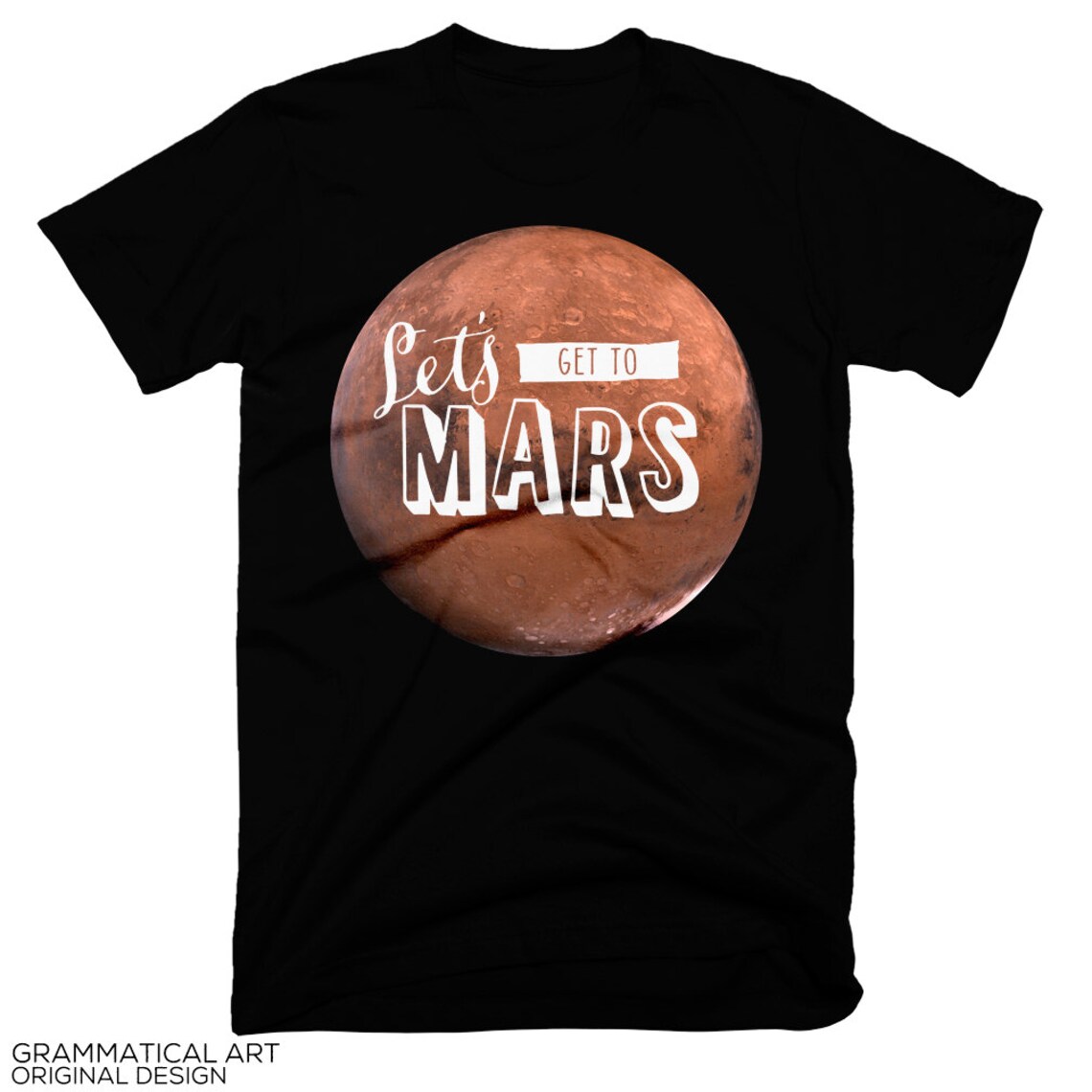 Space Shirt Mars Shirt Mars Tshirt Let's Go to Mars Shirt Martian Shirt ...