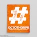 Octothorpe Hashtag Sign Pound Sign Number Sign Typographic Print Poster ...