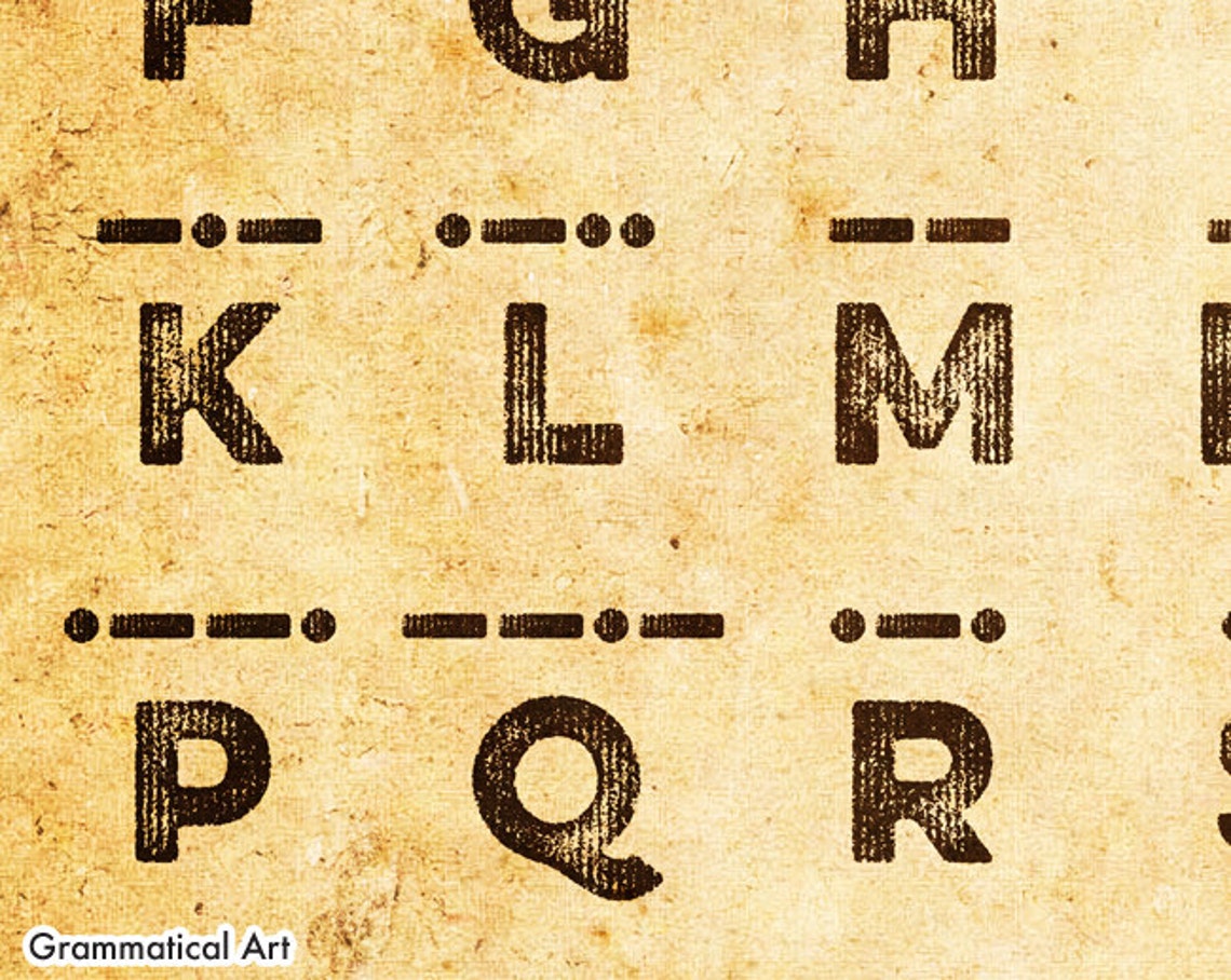 Morse Code Key Morse Code Poster Naval Decor Beach Decor Beach - Etsy