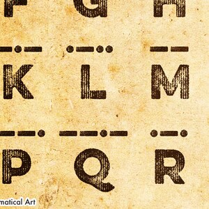 Morse Code Key Morse Code Poster Naval Decor Beach Decor Beach Art ...
