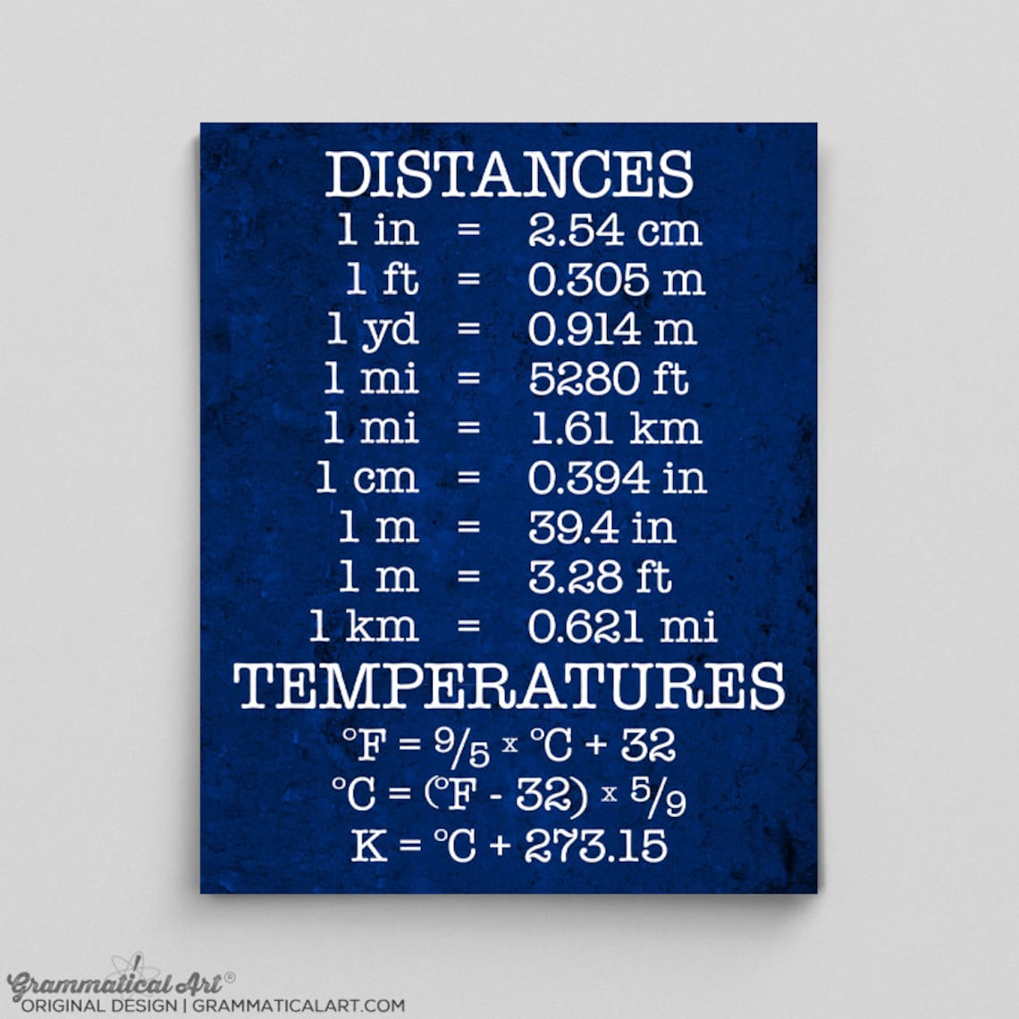 Metric Conversion Cheat Sheet Science Conversions Distance and - Etsy