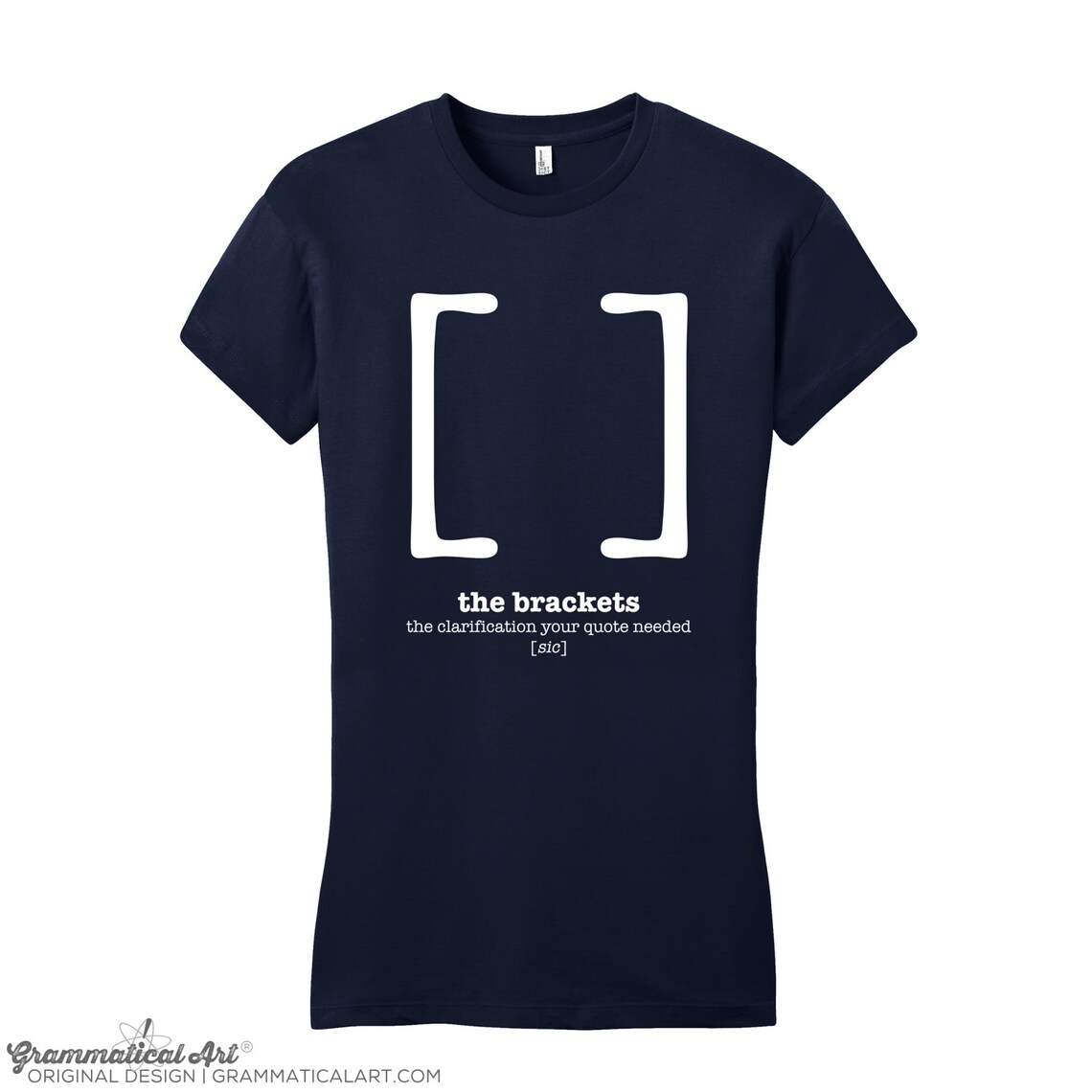 Brackets Punctuation Shirt English Teacher Men's Grammar Shirt Gifts ...
