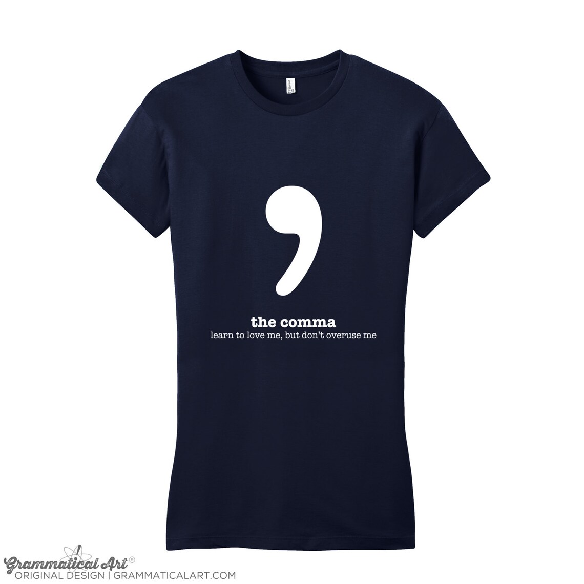 Comma Grammar Shirt Punctuation English Teacher Men's Grammar Shirt ...