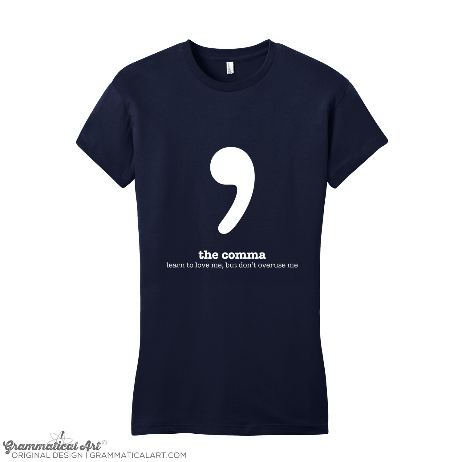 Comma Grammar Shirt Punctuation English Teacher Men's Grammar Shirt ...