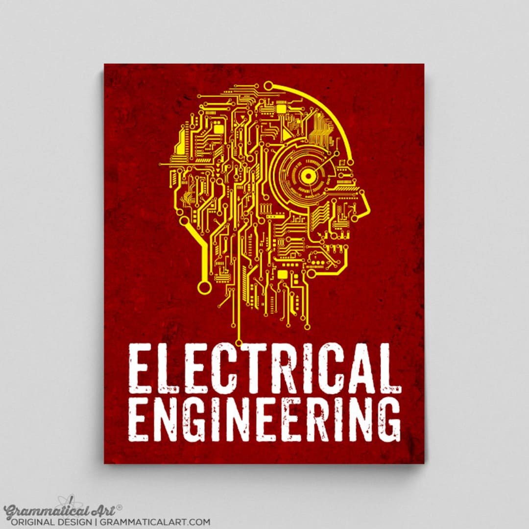 Electrical Engineer Poster Engineering Circuit Board Teacher Gifts for ...