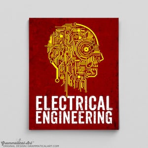 Electrical Engineer Poster Engineering Circuit Board Teacher Gifts for ...