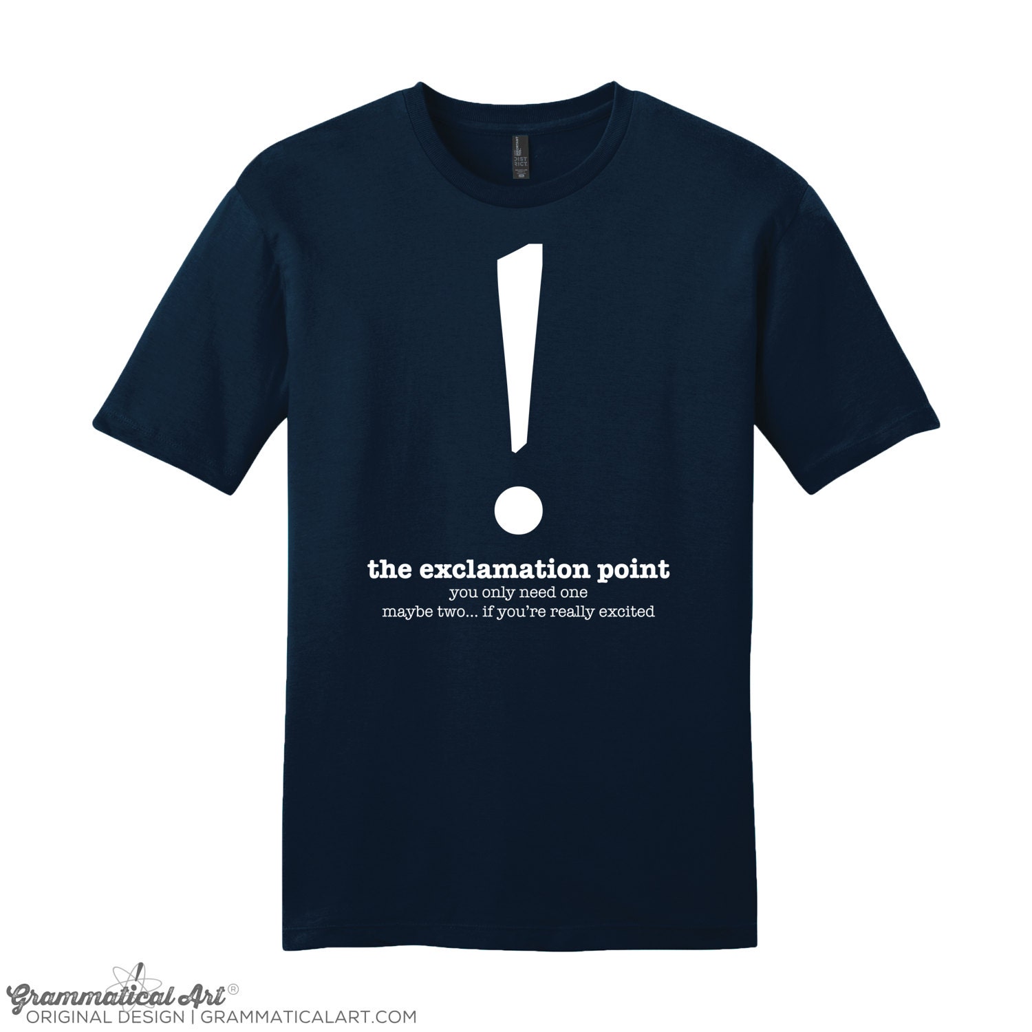 Exclamation Point Grammar Shirt Punctuation Shirt English Teacher Women ...
