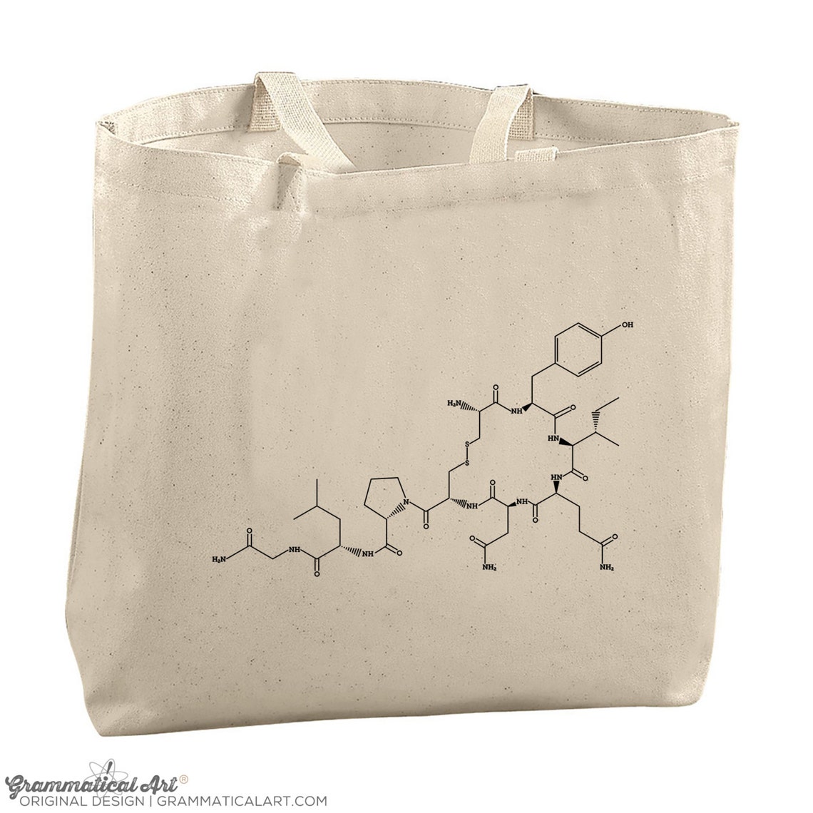 Science Teacher Gifts Oxytocin Molecule Science Tote Bags for | Etsy