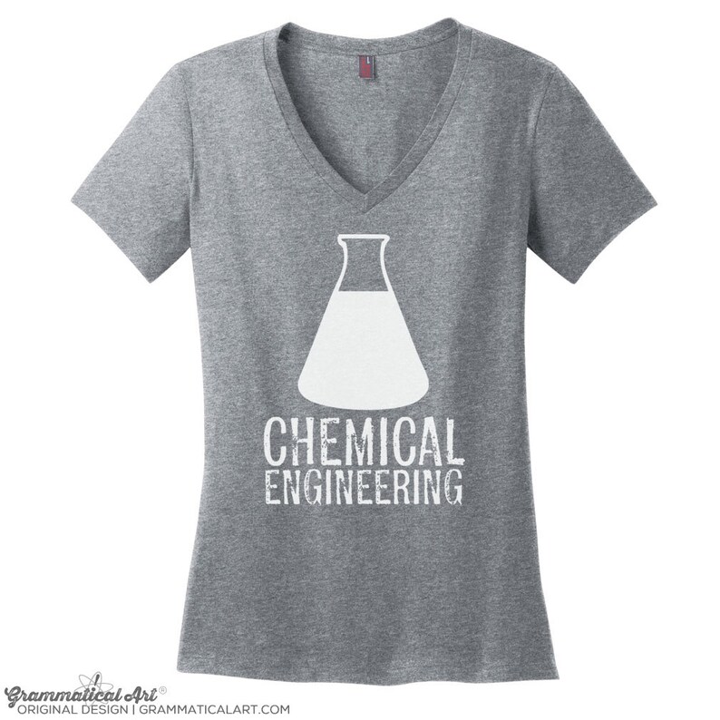 Chemical Engineering Cool V Neck Tee Nerdy Shirt Womens Shirt - Etsy