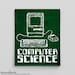Old Computer Science Computer Programming Computer Poster Retro Poster ...