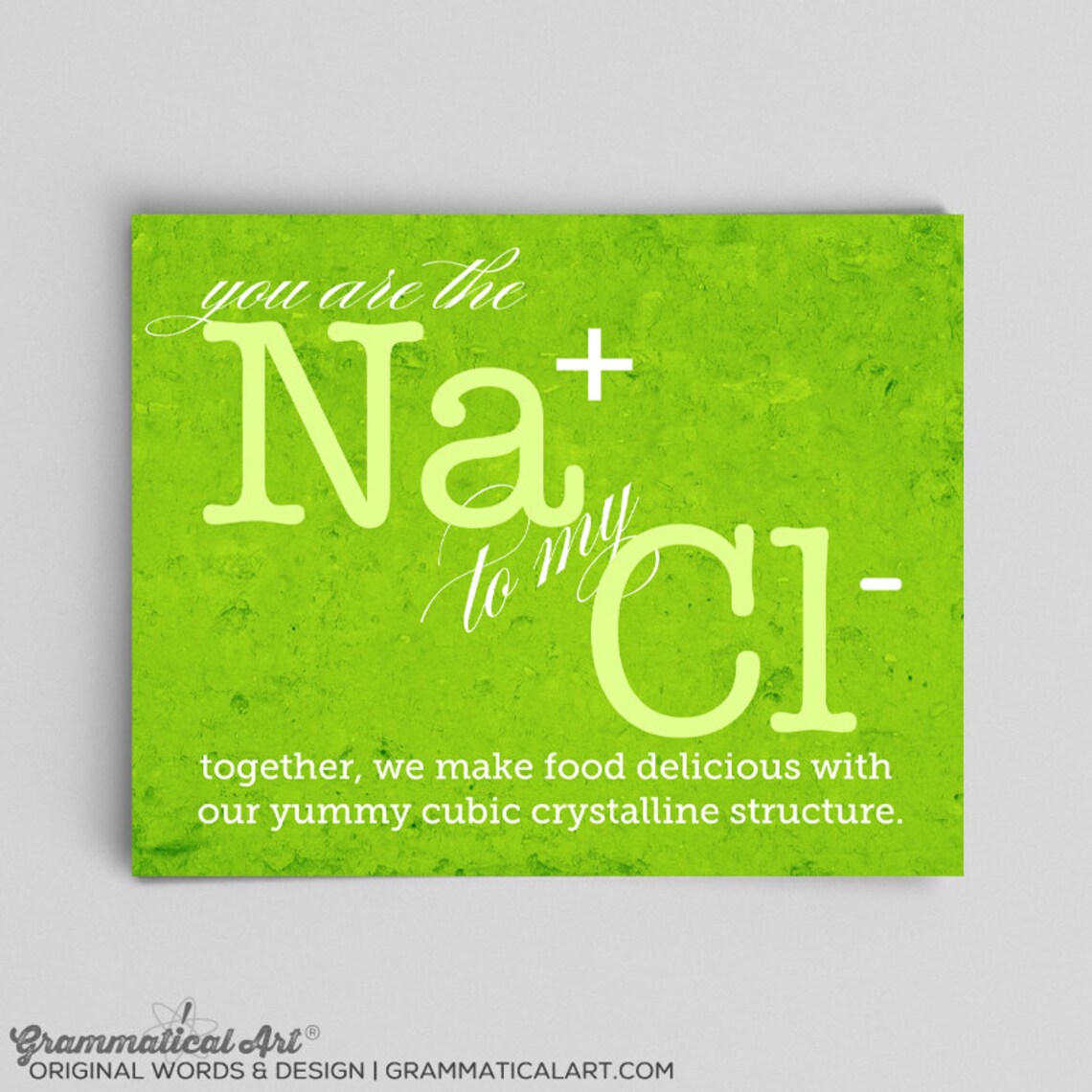 Chemistry Love Nerdy Print You're the Sodium to My - Etsy