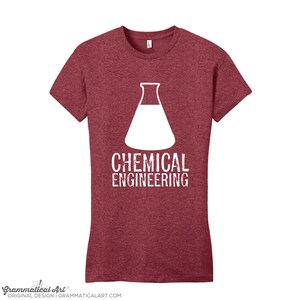 Chemical Engineering Shirt Science Cute Womens T-shirt Funny Womens ...