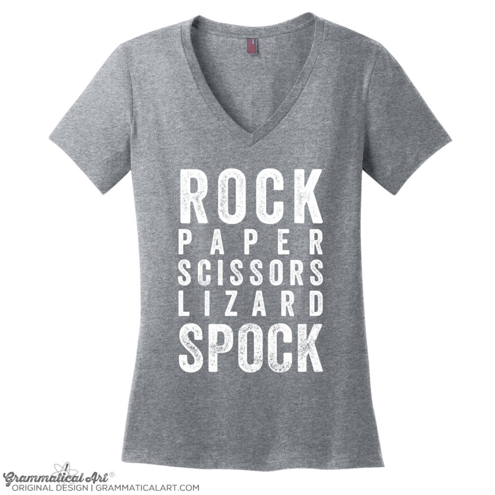 Rock Paper Scissors Lizard Spock Shirt Womens V Neck T Shirts - Etsy